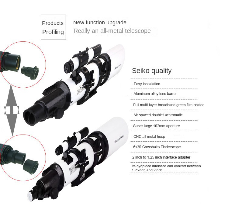 80600/90500/90900/102600 Reflactor Astronomical telescope OTA FMC HD ...