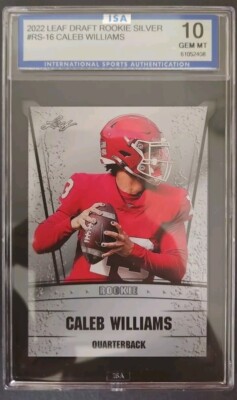 Caleb Williams 2022 Leaf Draft Rookie Silver | eBay