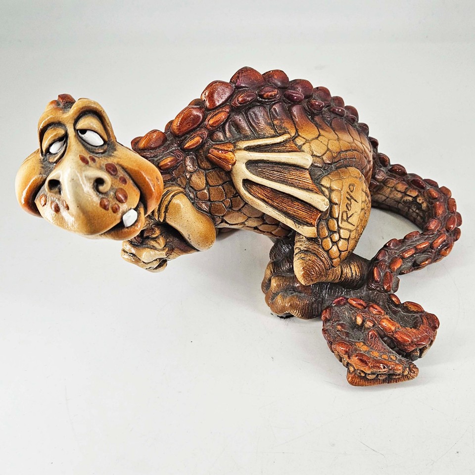 Vintage retro John Raya Beasties Of The Kingdom Large Dragon Statue ...