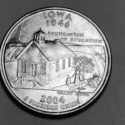 2004 D Iowa Statehood quarter circulated | eBay