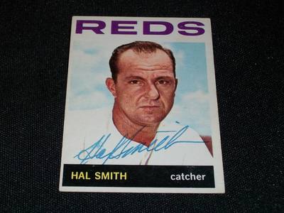 Cincinnati Reds Hal Smith Auto Signed 1964 Topps Card #233 VINTAGE K | eBay