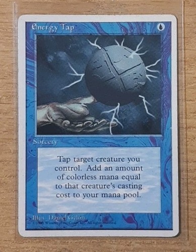 1995 MAGIC THE GATHERING 4TH EDITION ENERGY TAP TD25 | eBay UK