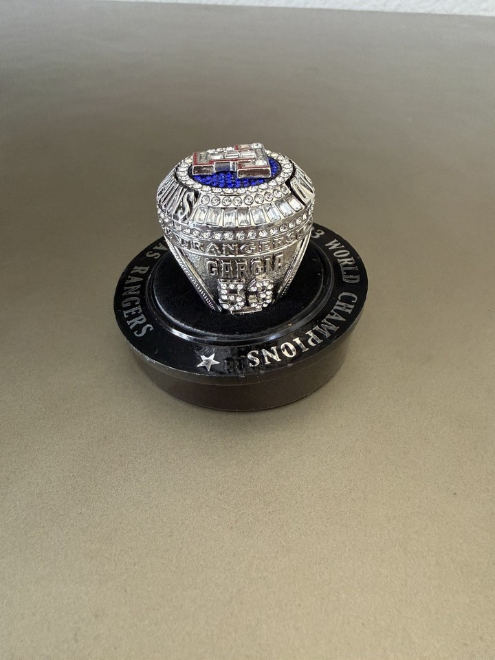 ADOLIS GARCIA Texas Rangers Replica World Series Ring-7/24/2024 | eBay