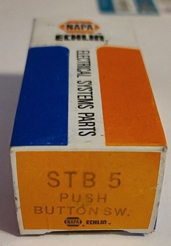 NEW Napa Echlin STB 5 Push Button Switch NOS Momentary 7/8 screw ...