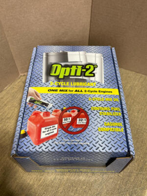 Opti-2 2 Cycle Engine Oil Mix w/ Fuel Stabilizer, 3.2 oz pouch - Case ...
