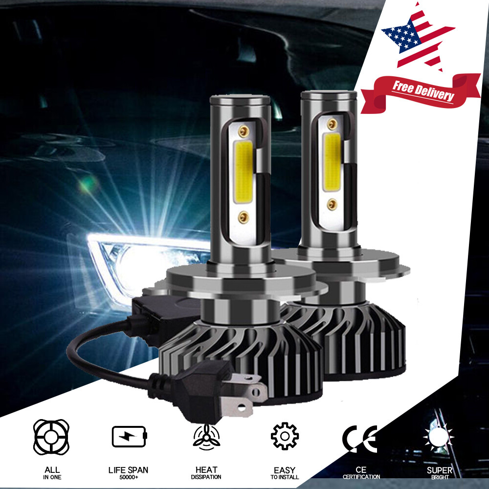 For Isuzu NPR PPR-HD 2006-2013 H4 LED Headlight Hi/Lo Beam 6000K 2x ...