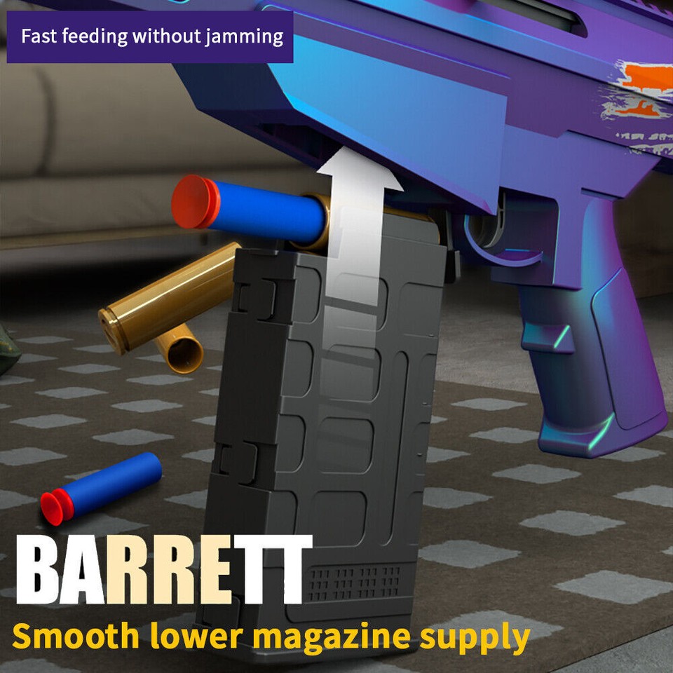 Sniper Barrett Toys Blasters Gun Pistol Foam Soft Bullet Shell Ejecting ...