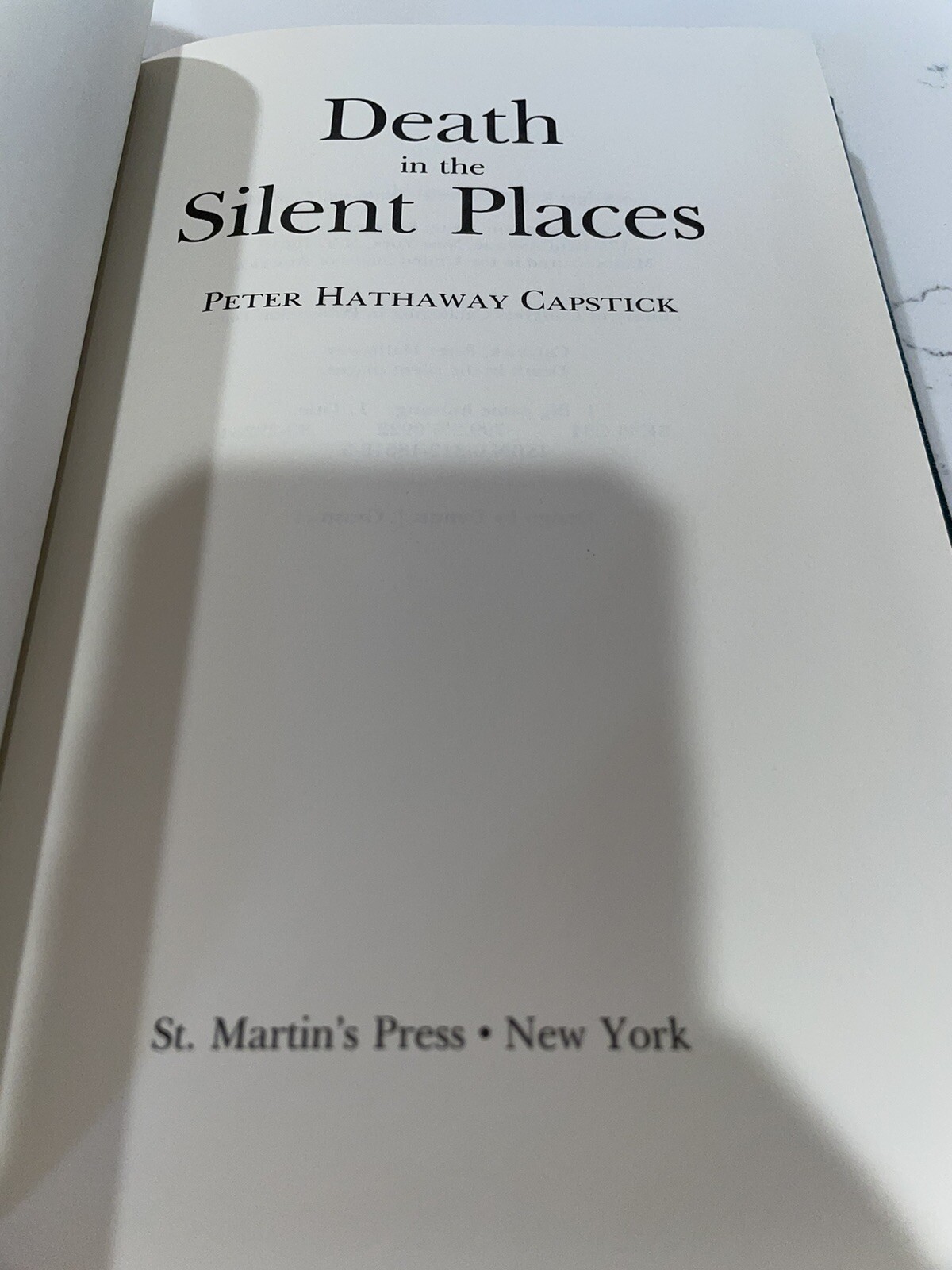 PETER CAPSTICK SAFARI Hunts SILENT PLACES African Big Game Hunting ...