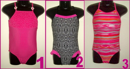 GIRLS TOGS Sz 5 - Beautiful 1pc Pink SWIMWEAR BATHERS COSSIE - Choose ...
