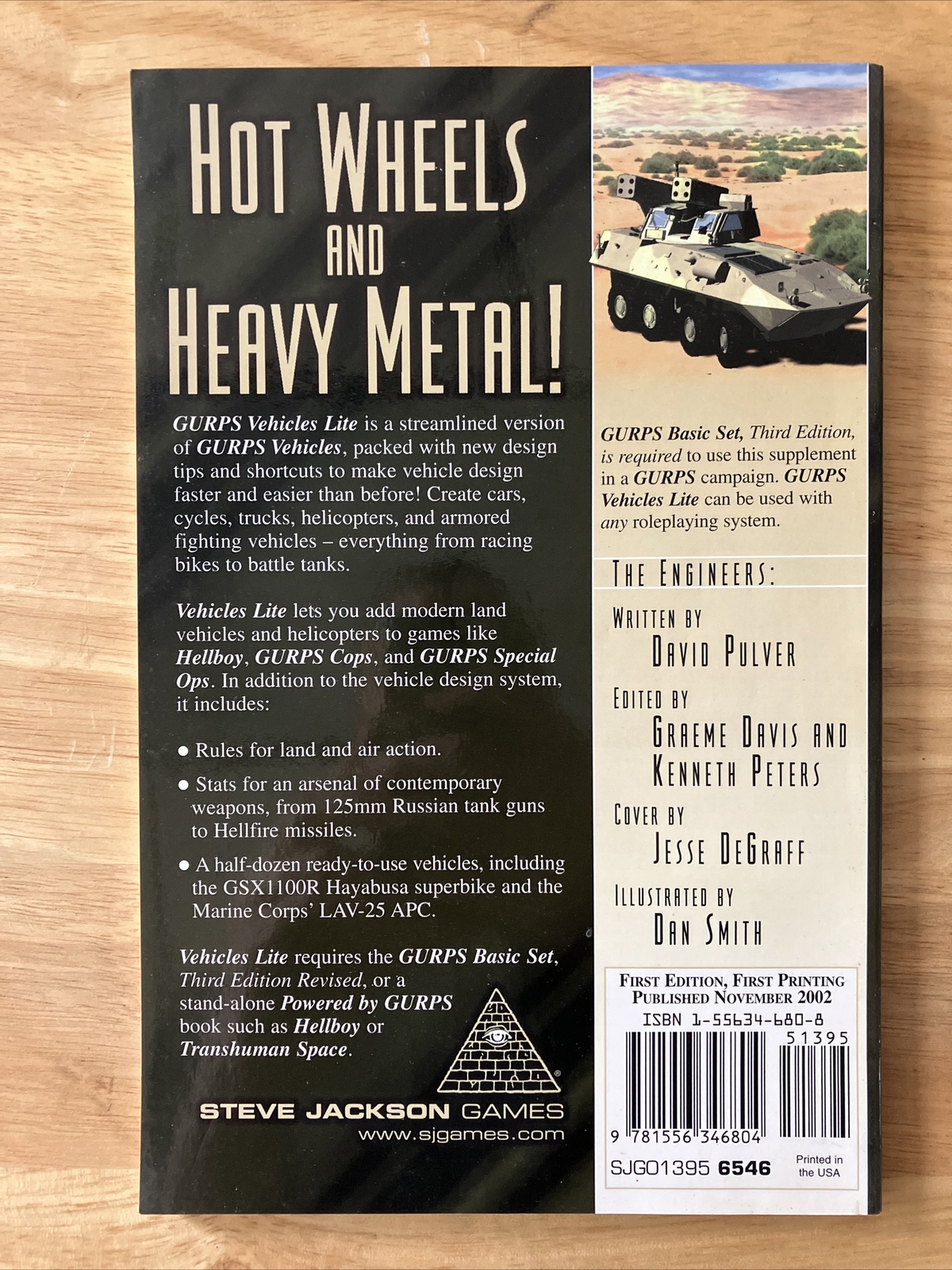 Gurps Vehicles Lite by EDS Staff (2002, Trade Paperback) for sale ...