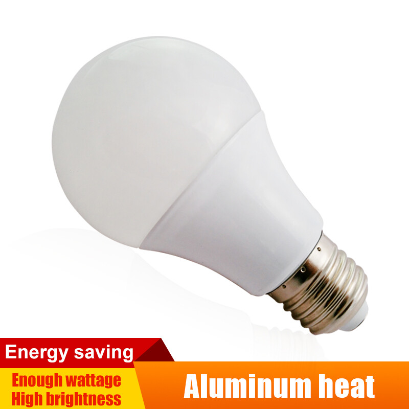 LED Bulb A60 E27 Screw AC 220V Light Bulbs Real Power 7W 9W 12W 15W ...