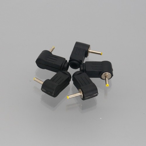5pcs DC Power Male plug Connector 2.5mm x 0.7mm right angle Plastic ...