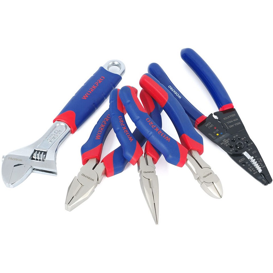 Home Repair Hand Tool Kit Basic Mechanic Tools Set w/Carrying Tool Bag ...