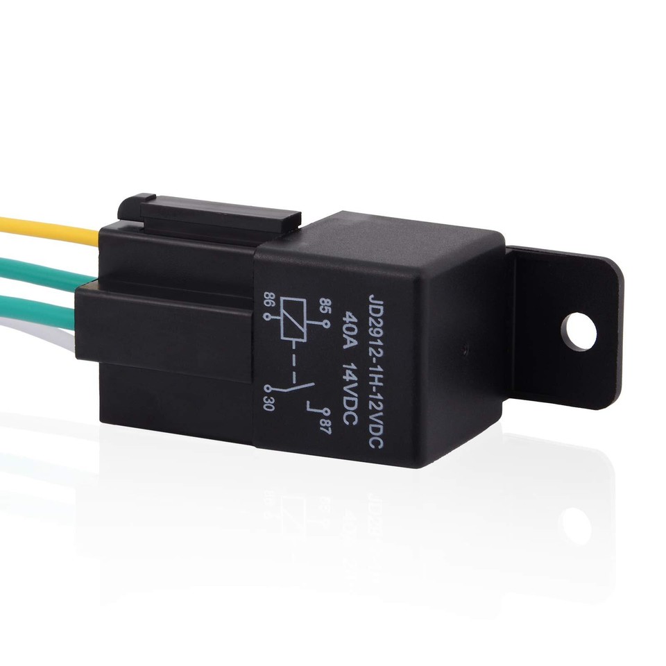 Car Relay 4 Pin 12v 40amp Spst Model No.: JD2912-1H-12VDC 40A 14VDC ...