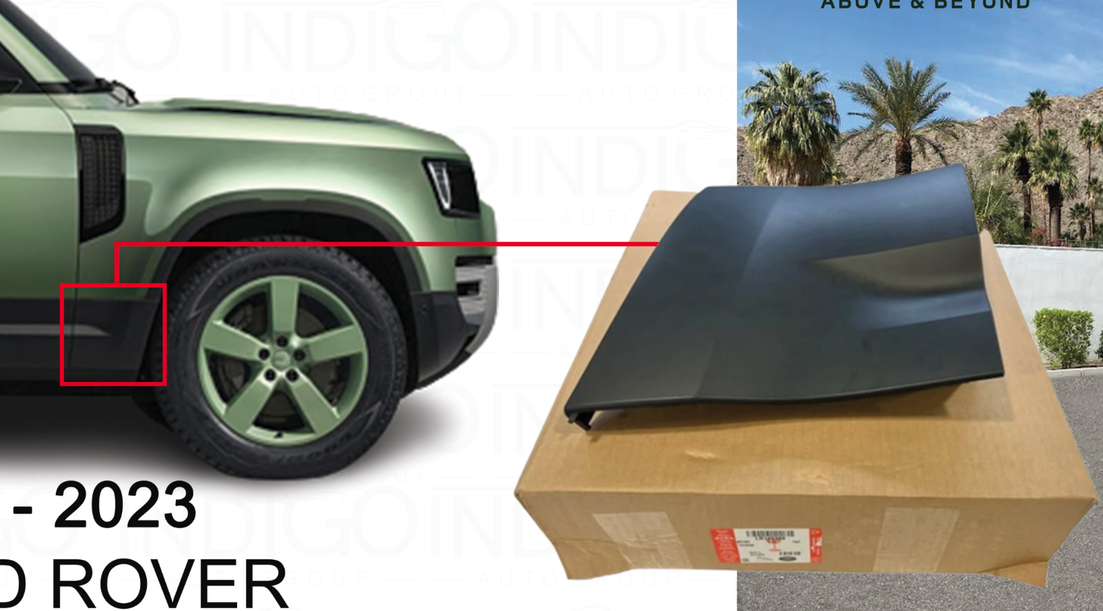 2020-2023 Land Rover DEFENDER 90/110 GENUINE OEM FENDER MOLDING ...