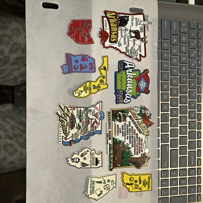 Original U.S. State Magnet Set by Classic Magnets, 10 Piece Vintage ...