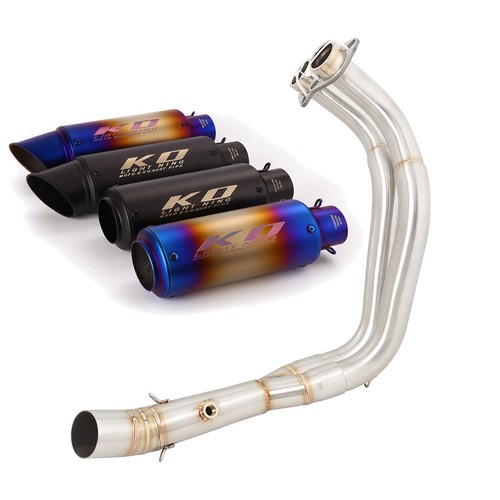For Yamaha YZF R7 XSR700 MT-07 2022-23 Whole Exhaust System Header Pipe ...
