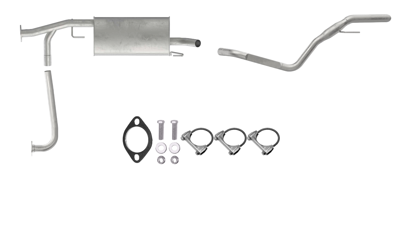 Fits: 2005 To 2012 Nissan Pathfinder 4.0L Muffler With Pipe And tail ...