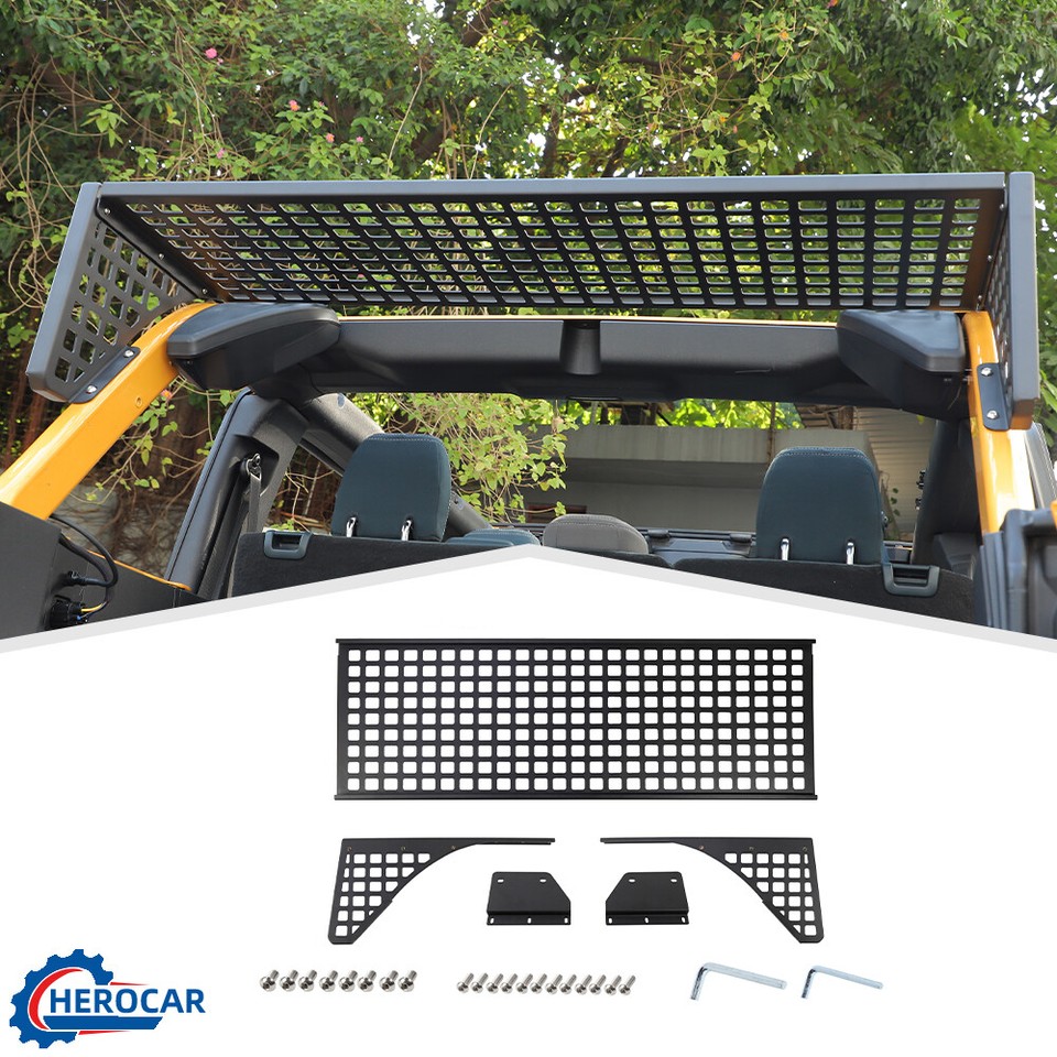 Rear Cargo Trunk Roof Top Panel Storage Rack Shelf Combined For Ford ...