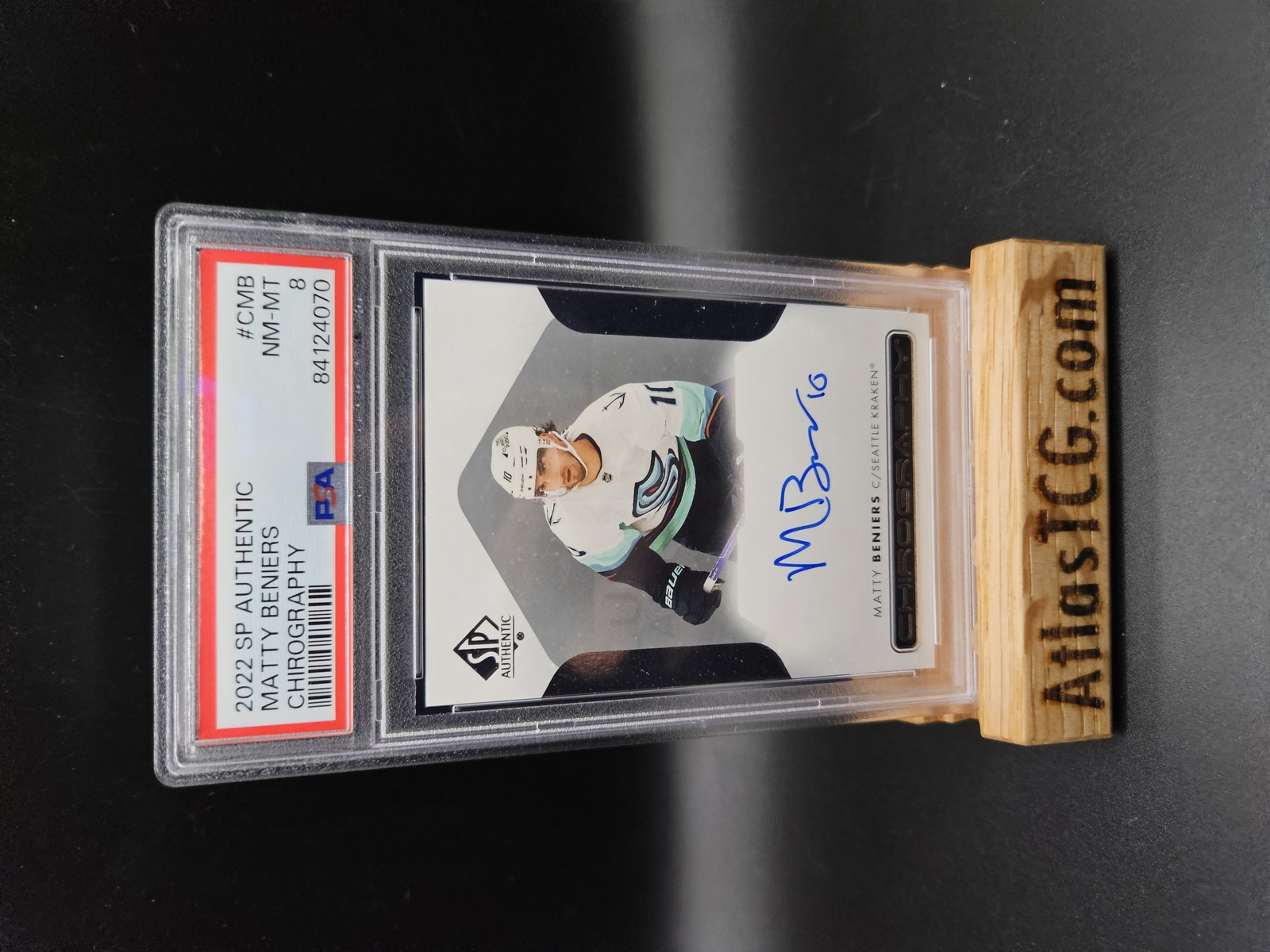 2022-23 SP AUTHENTIC MATTY BENIERS AUTO Autograph CHIROGRAPHY - PSA 8 ...