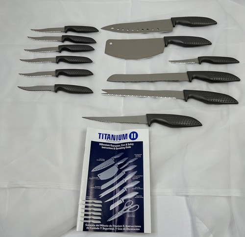Titanium II Pro Knives Set of 12 New** Read Description | eBay