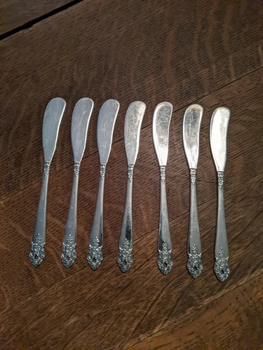 Qty 7 Vtg - Oneida - PRESTIGE PLATE - DISTINCTION Pattern - MASTER ...