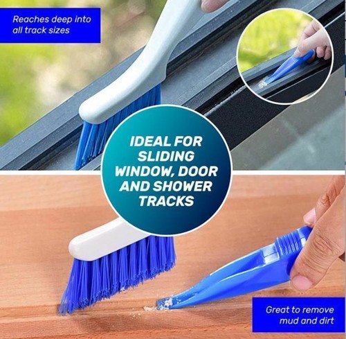 Sliding Door Dust Track Cleaning Brush Cleaner Scraper | eBay
