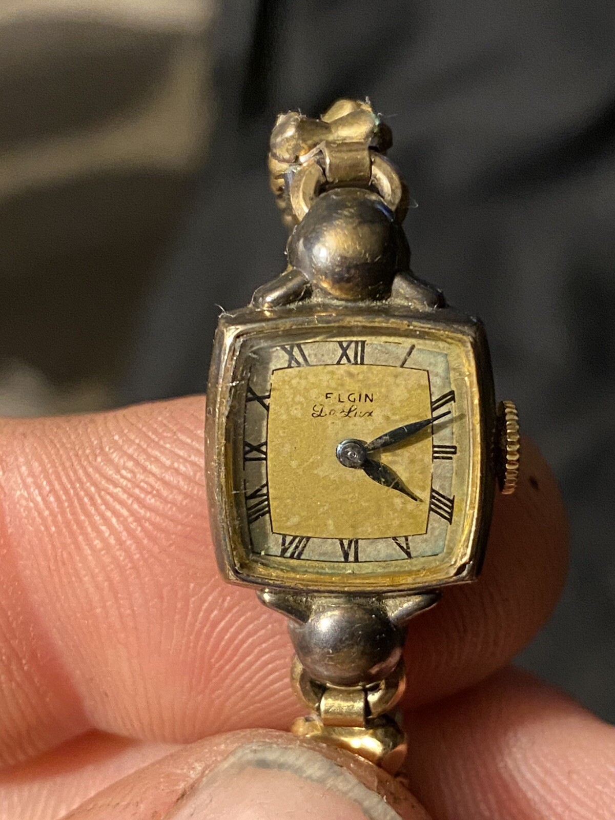 Elegant Lady Elgin DeLux Vintage Watch Wristwatch Ant… - Gem
