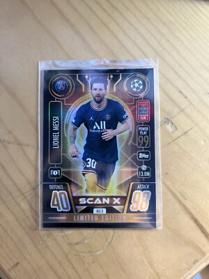 2020-21 TOPPS Match Attax Extra Lionel Messi SCAN X LIMITED EDITION ...