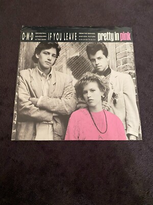 OMD, PRETTY IN PINK 1986 picture sleeve "If You Leave" Molly Ringwald ...