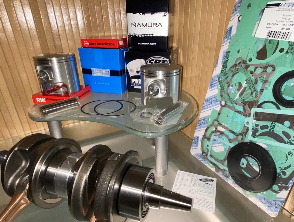 1998-2005 Yamaha XLT800 / GP800 ENGINE REBUILD KIT=CRANKSHAFT+PISTONS ...
