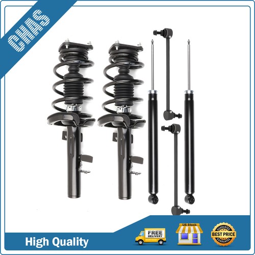 For Ford Focus 12-13 Front Struts Rear Shock w/ Coil Spring + Sway Bars ...
