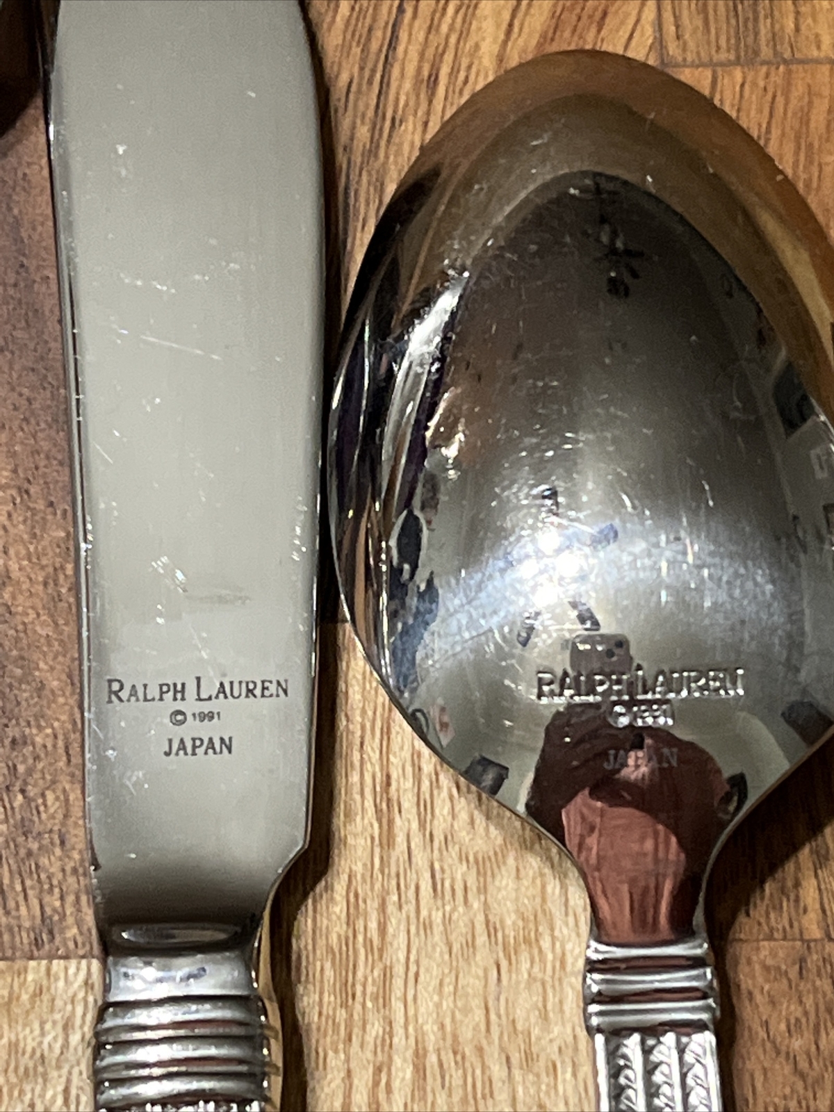 Ralph Lauren Wainwright 1991 Japan Stainless Silverware Flatware YOUR ...