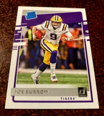 2020 Chronicles Donruss Rated Rookie JOE BURROW SP RC #1 LSU CINCINNATI ...