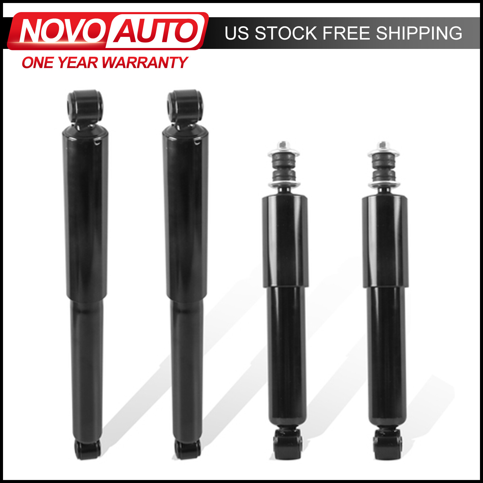 Front & Rear Shock Struct Absorbers Set For 1998-2002 Nissan Frontier ...