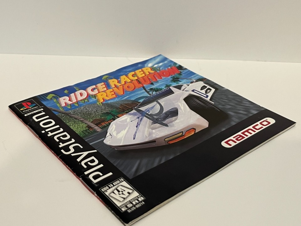 Ridge Racer Revolution (Sony PlayStation 1, 1995) CIB Black Label PS1 ...