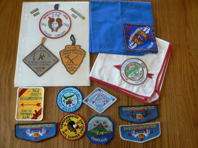 SHENSHAWPOTOO OA 276 LODGE PATCHES /NECKERCHIEFS BOY SCOUT ORDER ARROW ...