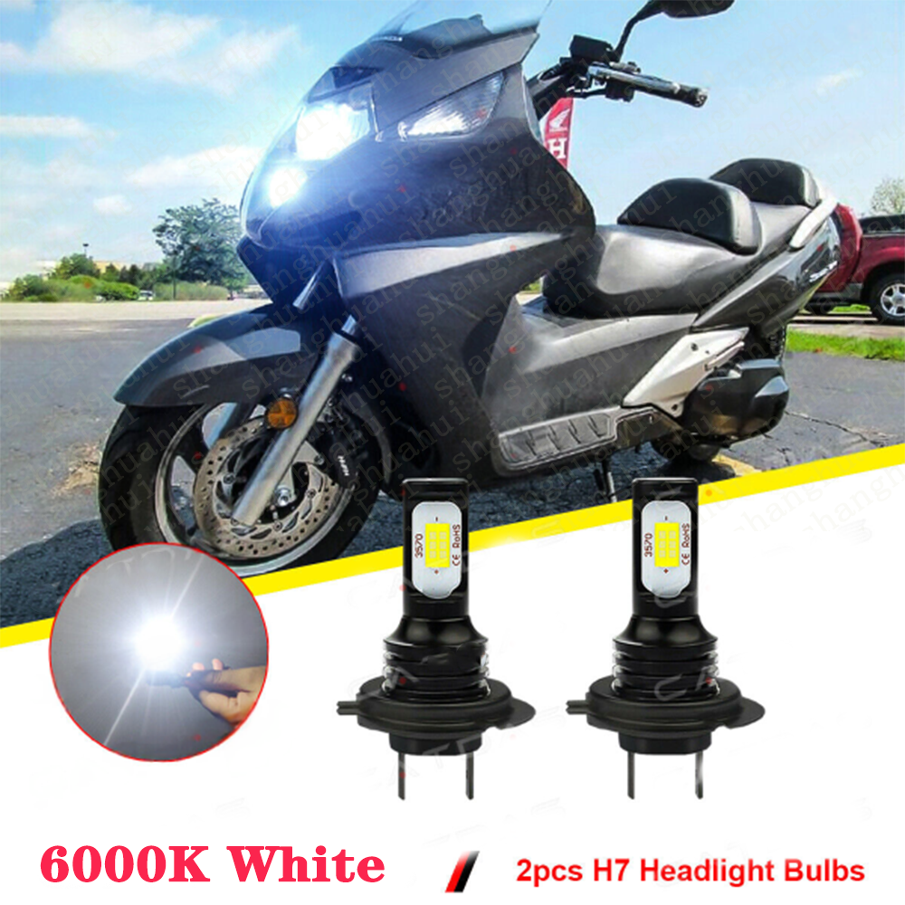 For Honda Silver Wing 600 2002-2013 FSC600 2pc H7 LED Headlight Bulbs ...
