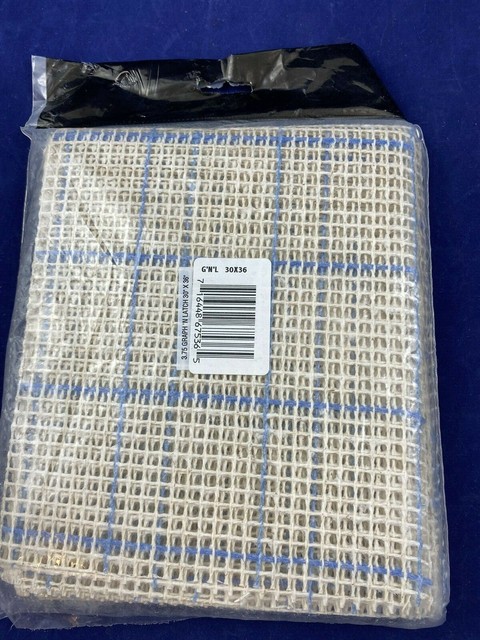 Mcg Textiles Graph N' Latch Blue-lined 30x36 Rug Canvas 3.75 Mesh for ...