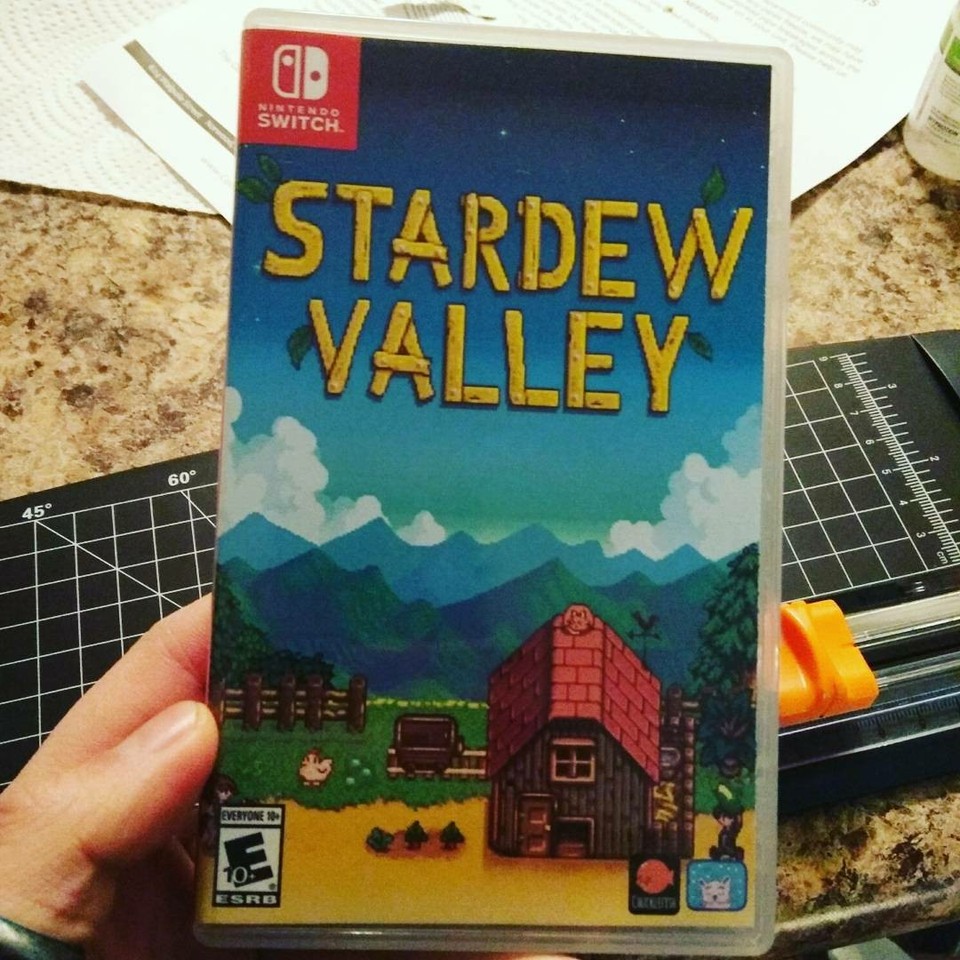 Stardew Valley: Game Case/Custom Cover (Nintendo Switch, 2017) - NO ...