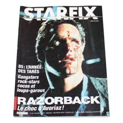 Magazine / revue Starfix / numéro 23 / Razorback / Avoriaz / David ...