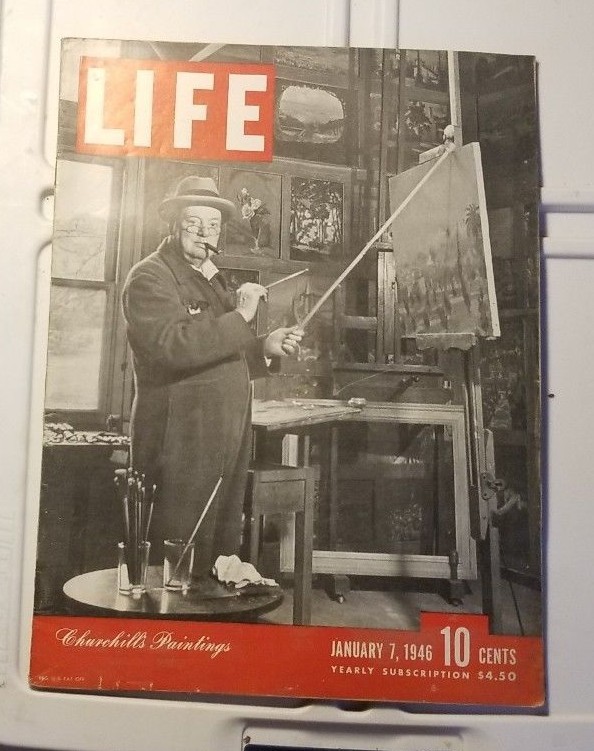 VINTAGE WINSTON CHURCHILL LIFE MAGAZINE JANUARY 7 1946 64C | eBay