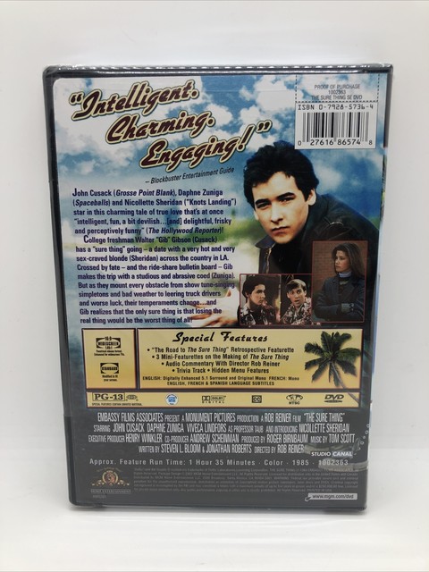 The Sure Thing (DVD, 2003, Special Edition) for sale online | eBay