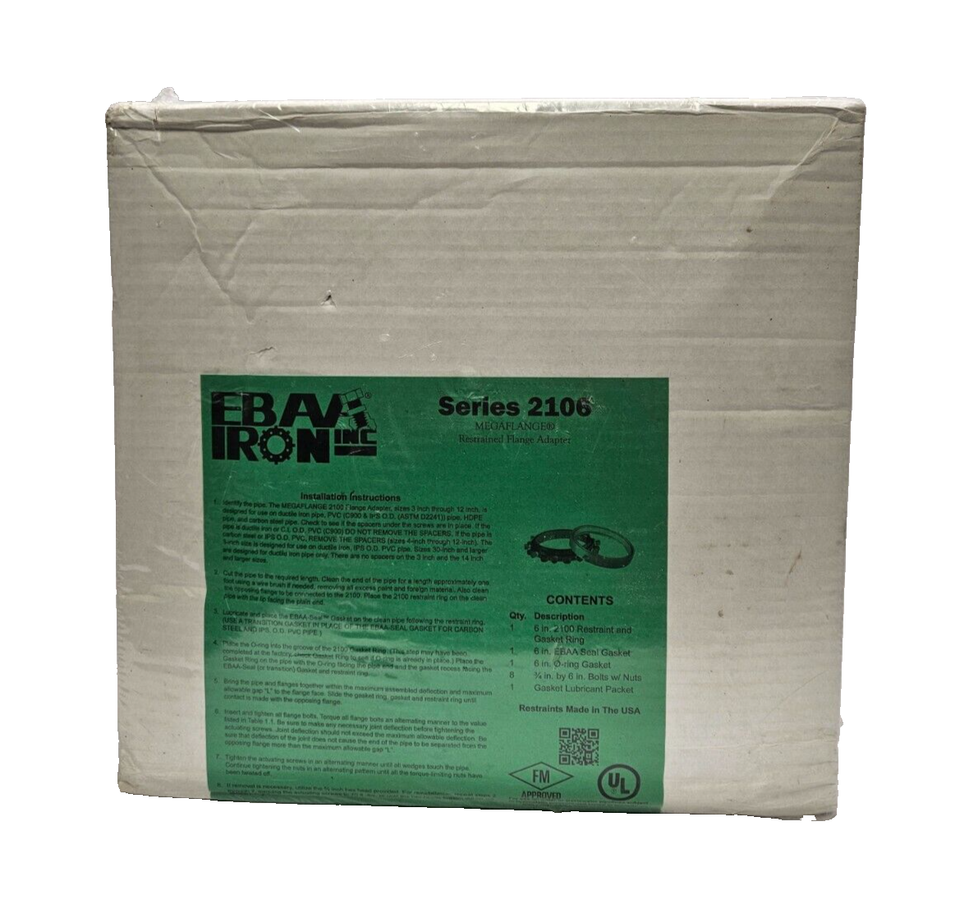 EBAA MEGAFLANGE SERIES 2106 WITH GASKET KIT | eBay