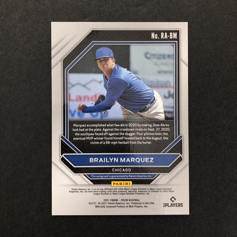 Brailyn Marquez 2021 Panini Prizm Rookie Autographs Auto RC, RA-BM ...