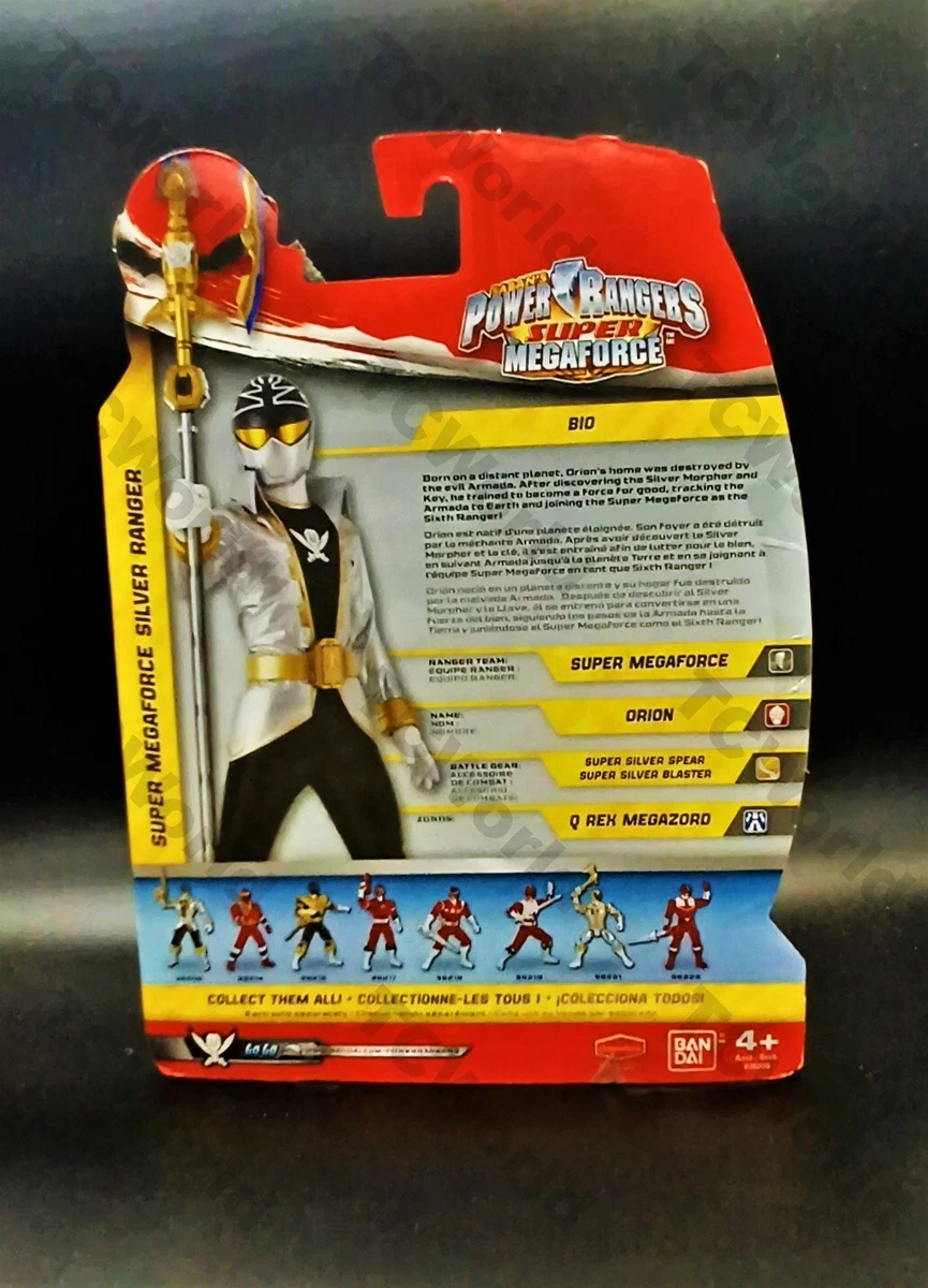 Power Rangers Super Megaforce Silver Ranger Morpher Ebay