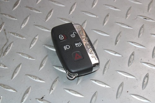 13-15 XF Black/Chrome Fobkey Key Fob Remote 5 Five Button Factory ...