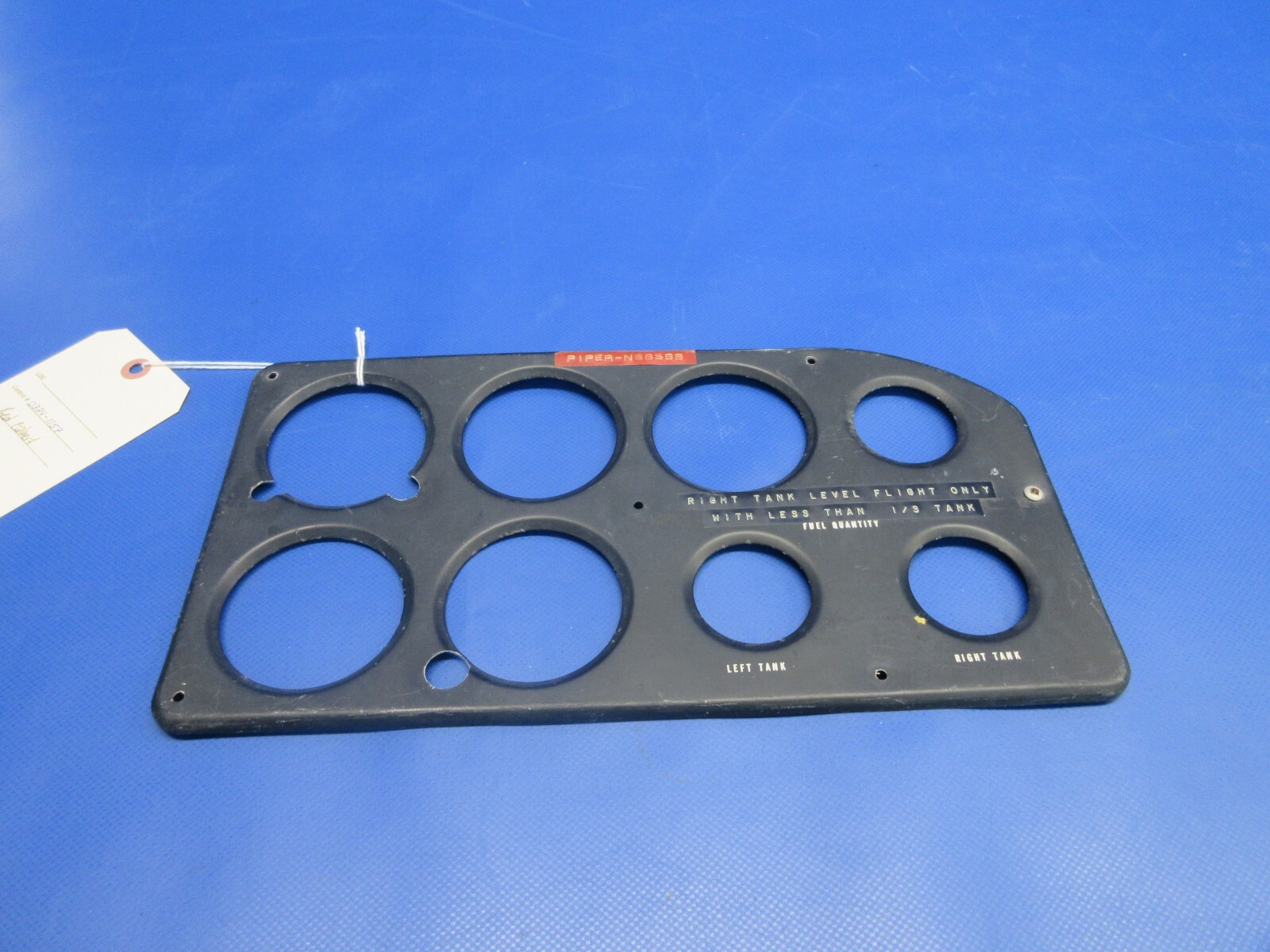 Piper PA22-150 Tri-Pacer Instrument Panel RH P/N 14656-00 (0324-1157 ...