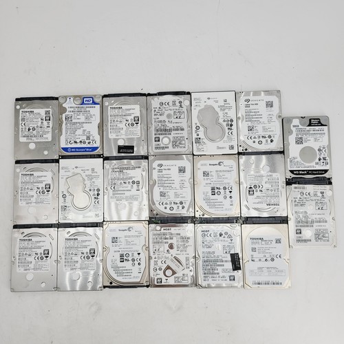 Lot of 20 Mix Brands 500GB HDD Storage 2.5" HDD Laptop Storage | eBay