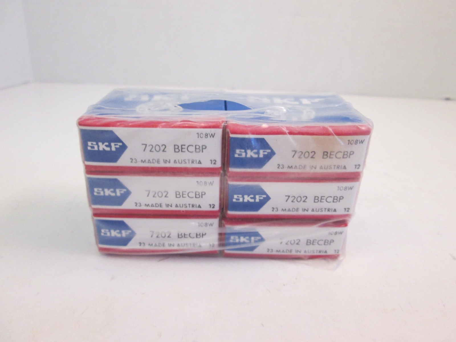 SKF 7202 BECBP Ball Bearings, New, Lot of 6 | eBay